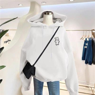 3481#连帽卫衣女秋冬新款上衣冬外套