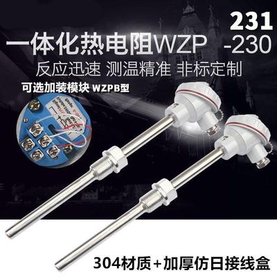WZPK/WZP-230/231铂热电阻PT100温度感测器一体化温度变送器WZPB