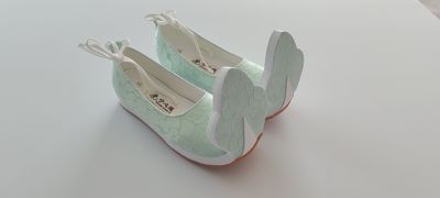 宁心莲原创捣练图款翘头履汉服鞋女内增高女弓鞋登云履壁画走秀款