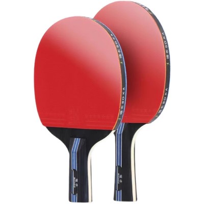 Two table tennis rackets with high elasticity乒乓球拍