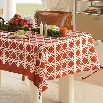 Rectangular Christmas atmosphere decoration tablecloth餐桌布