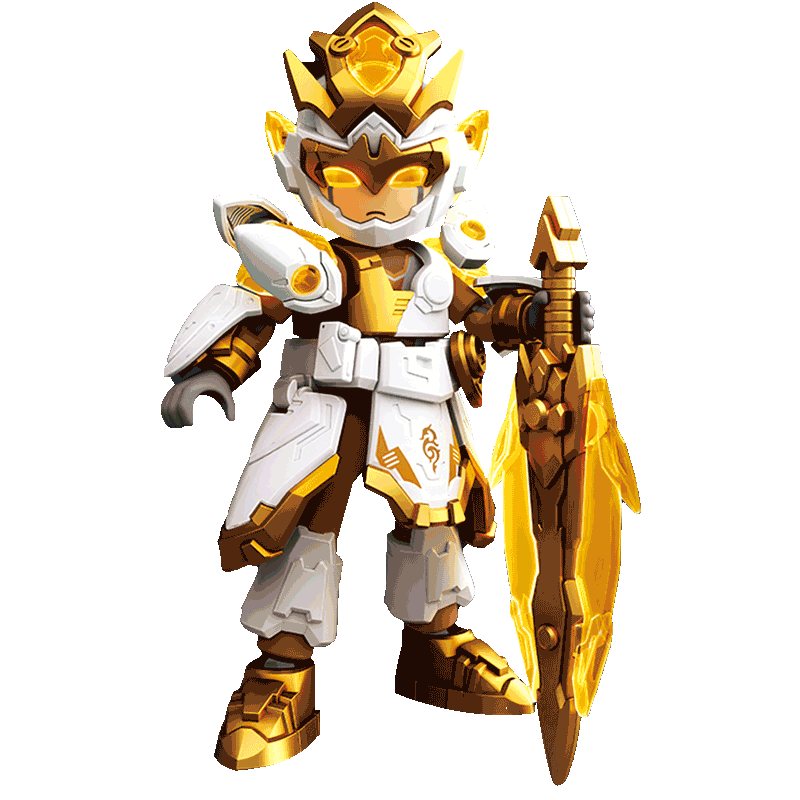 布鲁可圣铠刘备积木人