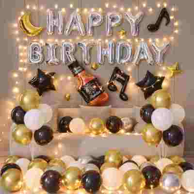 男友老公生日快乐气球背景墙