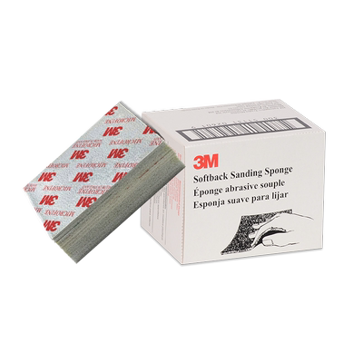 3M海绵砂纸氧化铝海绵块抛光木材