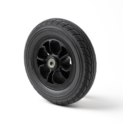 电动轮椅8寸前轮鱼跃实心原装