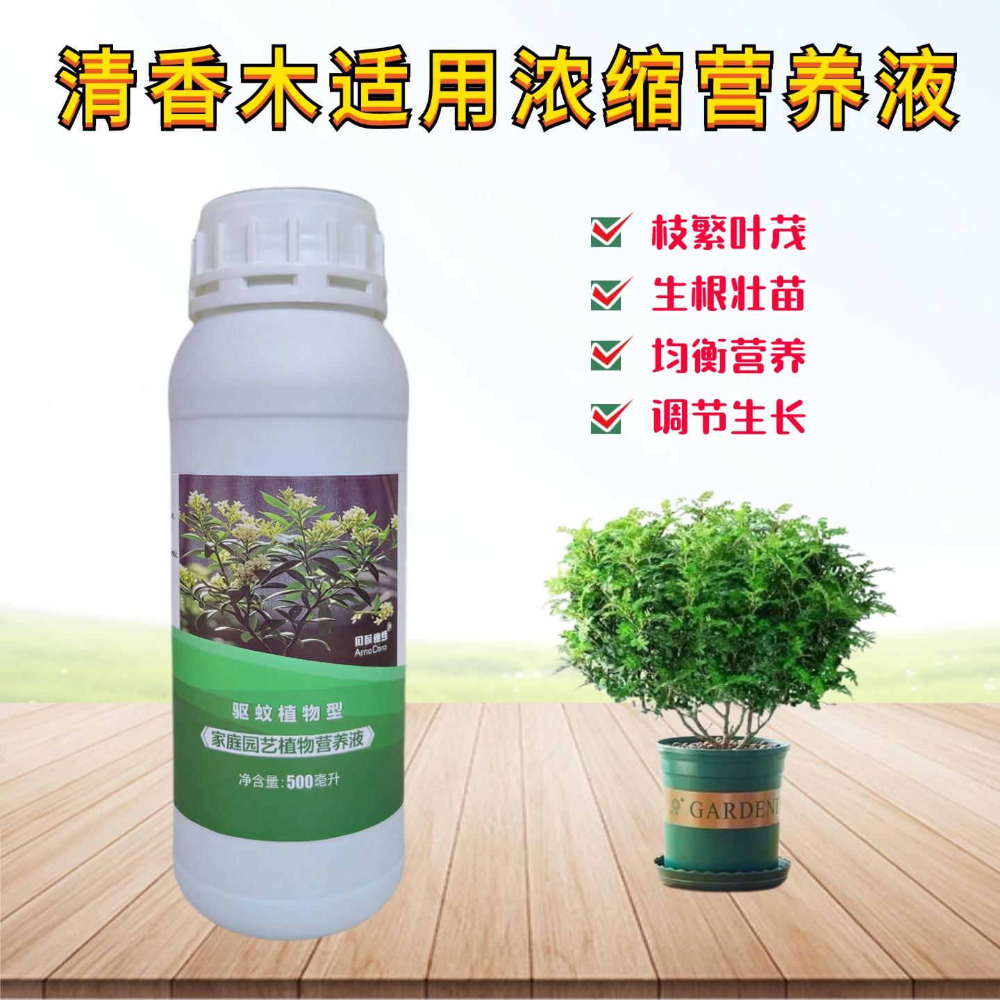 清香胡椒木驱蚊草营养液庭院盆景栽植物专用氮磷钾浓缩水溶花肥料