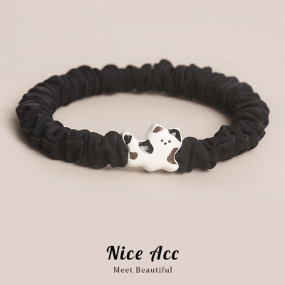 小众高耐用皮筋扎马尾肥猫饰品