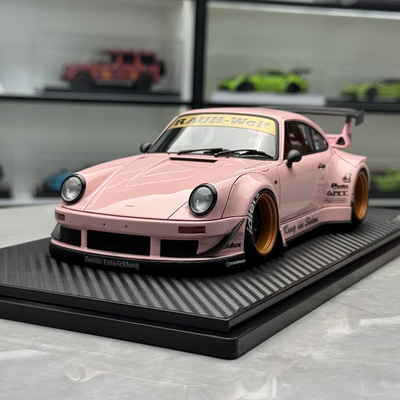 Ignition IG 1:18 保时捷 RWB 930 粉色 收藏摆件 树脂汽车模型