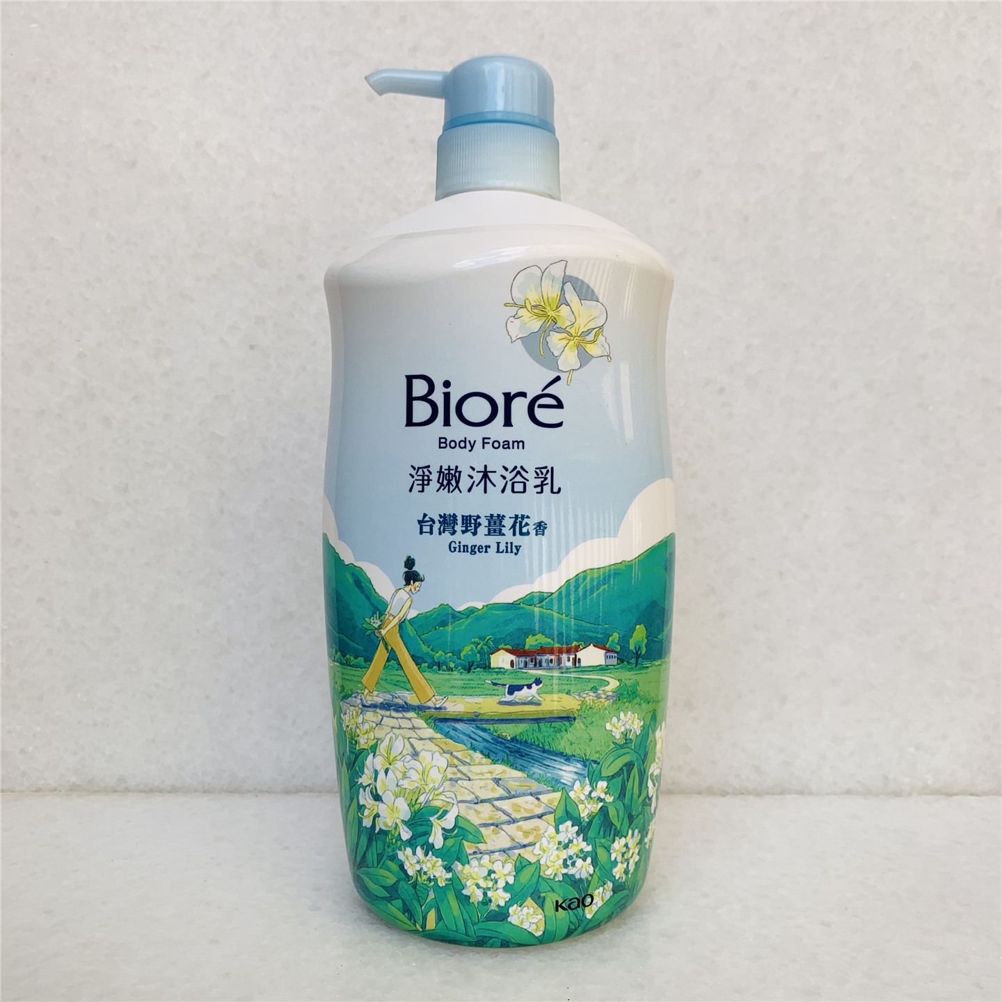 碧柔净嫩沐浴乳台湾桂花香野姜花香温和清洁留香家庭装沐浴露