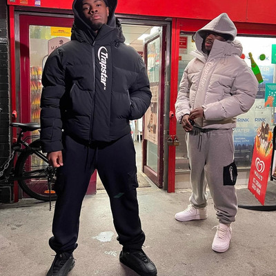 Trapstar羽绒棉服欧美明星同款