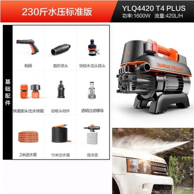 亿力YILI 220V高压洗车机家用 高压水枪 洗车水枪 YLQ4420G T4