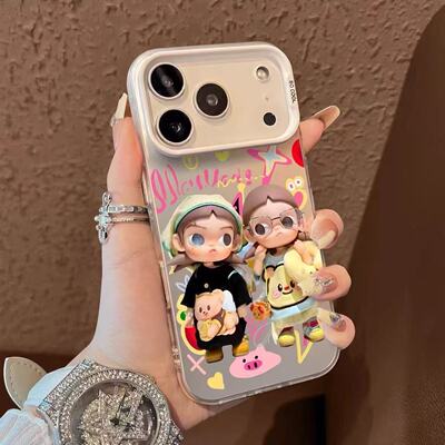 适用趣味嘎子姐适用iPhone14苹果17PROMAX手机壳15彩银16/12PRO全