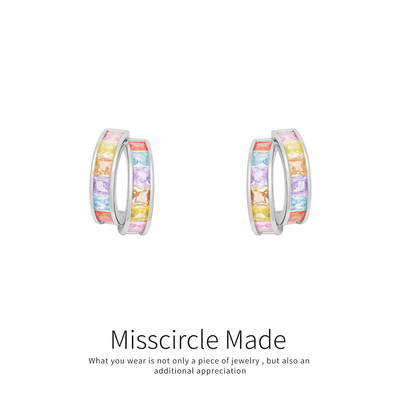 瑟可独特漂亮多巴胺彩色耳钉女轻奢高级感气质大气2026新款巨好看