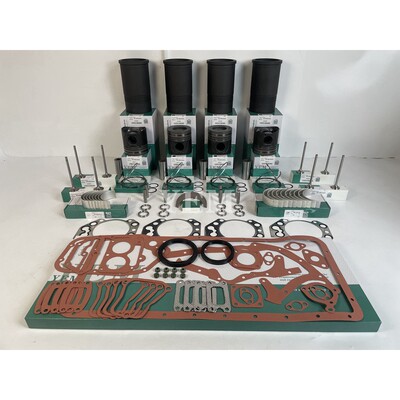 挖掘机配件R924四配套大修包大小瓦止推片气门适用利勃海尔发动机