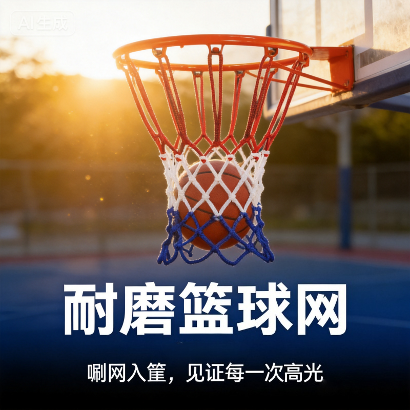 篮球框网兜篮球网加粗耐用型蓝球网儿童篮球架投篮框网户外篮球网