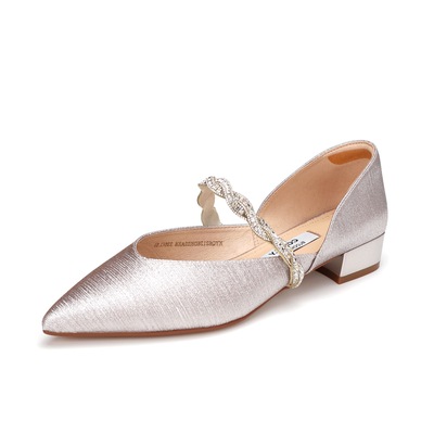 康莉水钻一字带浅口单鞋玛丽珍鞋