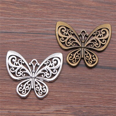 多色蝴蝶吊坠饰品配件