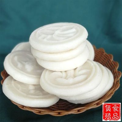 湖南新化农家手工印花糯米糍粑