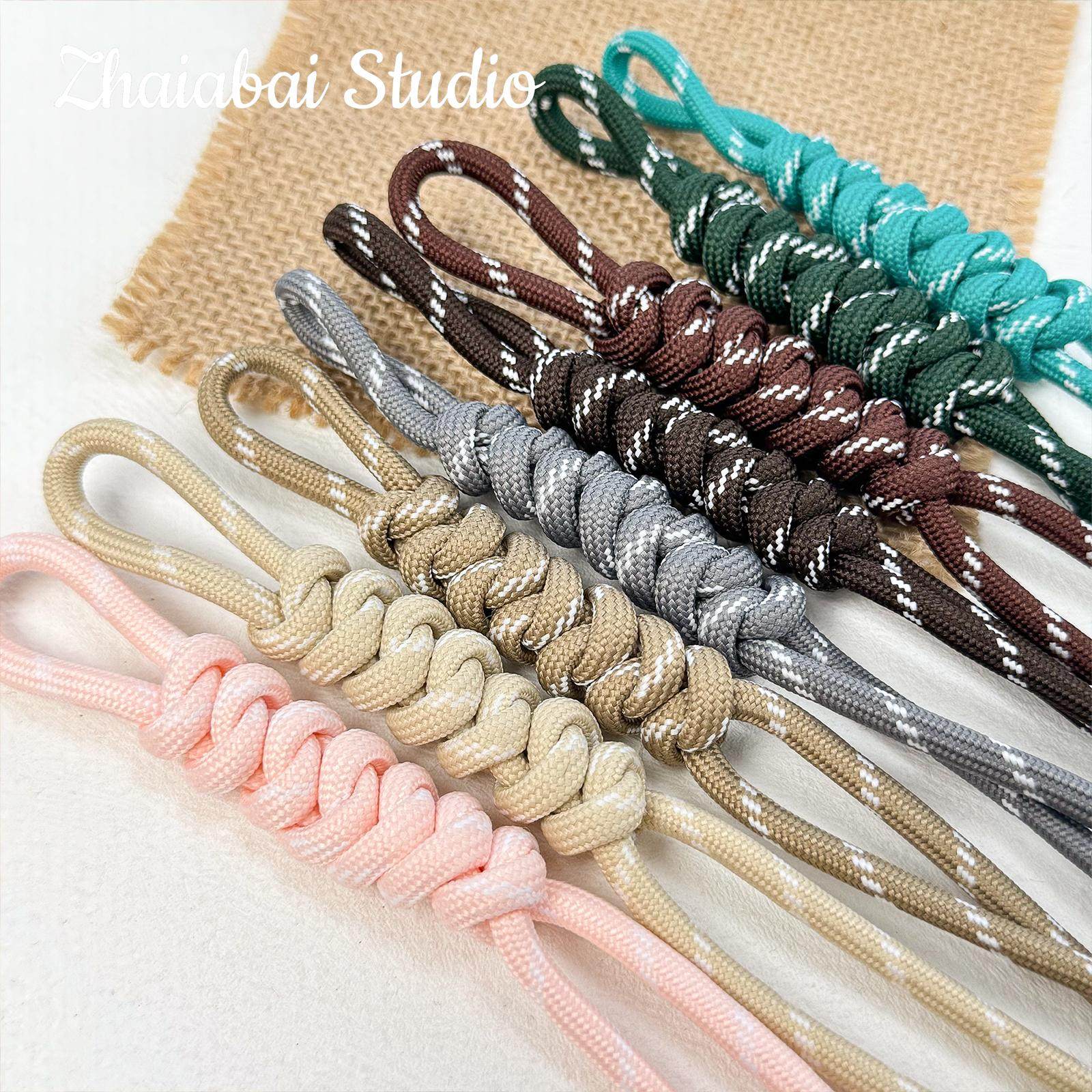 Fall and winter Miu Style Color Jump Point Paracord Polyester Core-Spun ...