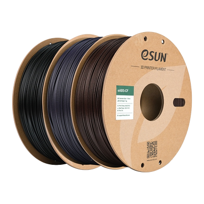 易生eSUN 3D打印耗材ABS-CF FDM高强度碳纤维复合快速打印材料1KG 1.75适用于创想拓竹等3D打印机