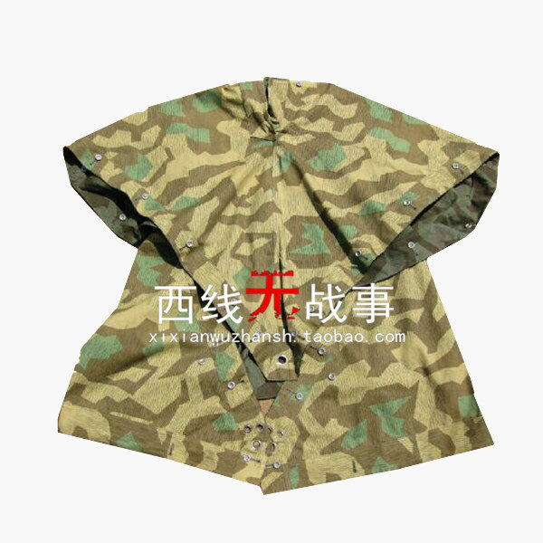 德军国防军裂片迷彩帐篷布 碎片迷彩防潮布 破片迷彩雨披