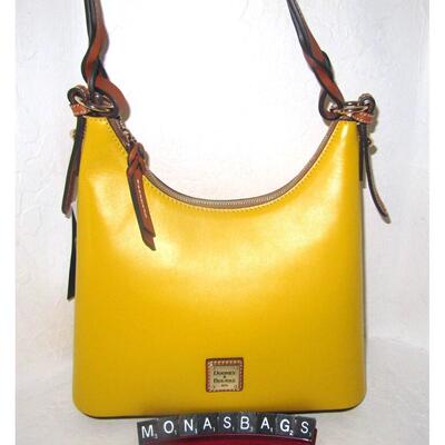 Dooney  Bourke Bryce流浪包单肩包黄色真皮288