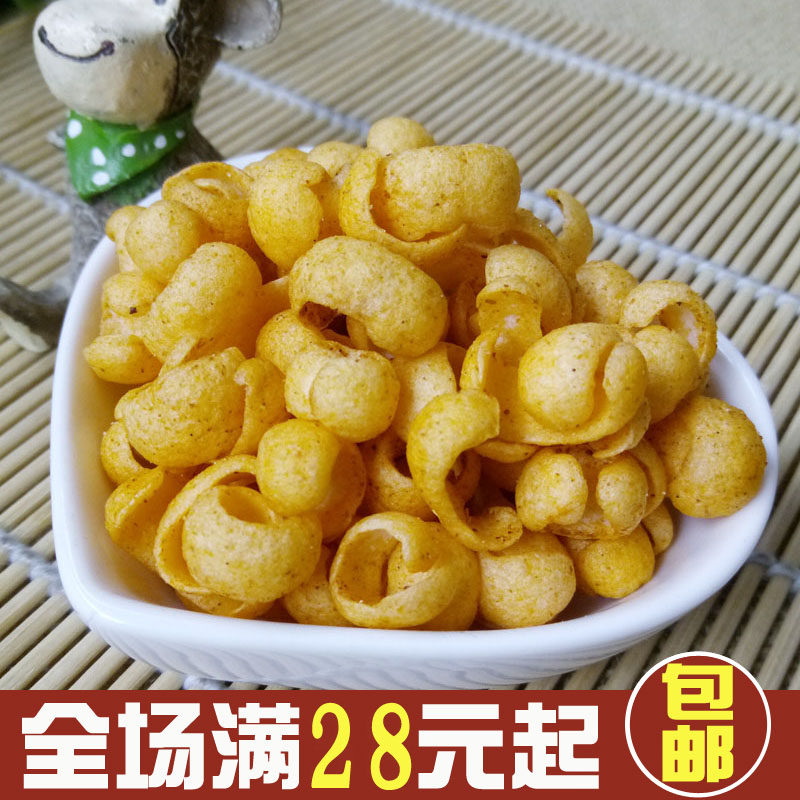 小脆皮虾 16g面筋制品膨化食品麻辣素食豆干辣条辣片怀旧零食