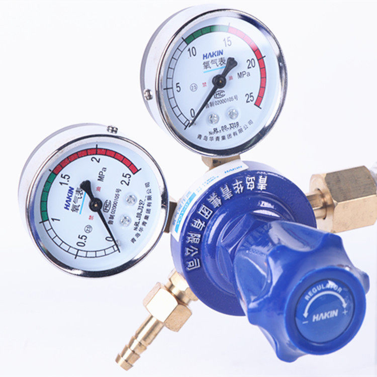 青岛华青yqy-07/08全铜氧气压力表yqe-03乙炔减压器yqw-02丙烷表_虎窝淘