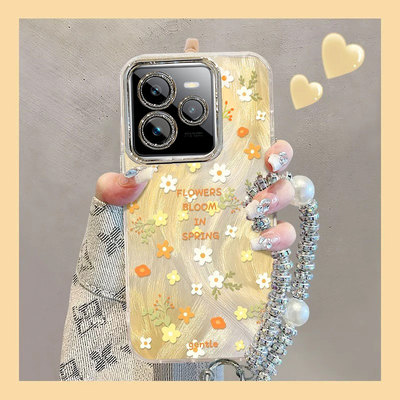 适用真我GT系列坚果碎花手机壳