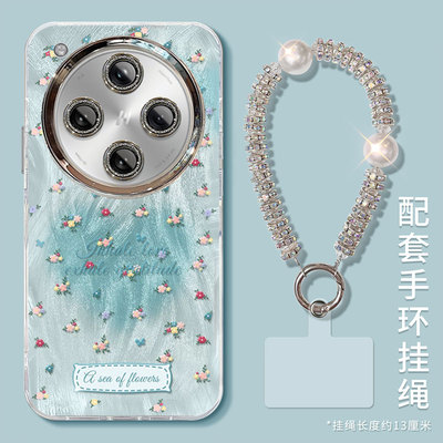 适用OPPOFindX系列碎花手机壳