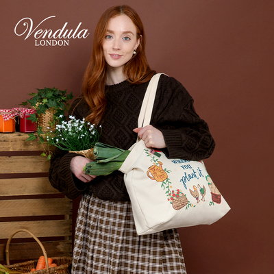 Vendula 英国原创复古文艺风女包农家小铺系列帆布包托特包大容量