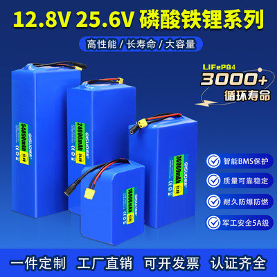 祺索12.8V24V磷酸铁锂电池组大容
