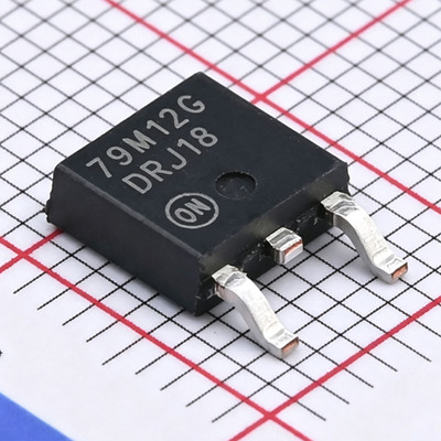MC79M12CDTRKG 79M12G 原装正品 TO-252 负极12V 500mA线性稳压器