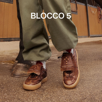 BLOCCO5秋冬男女同款休闲鞋可拆卸鞋舌问号德训板鞋商场同款女款