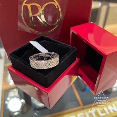 Roberto Coin/珂瑛LOVE IN VERONA满钻戒指巴黎萌猫正品代购