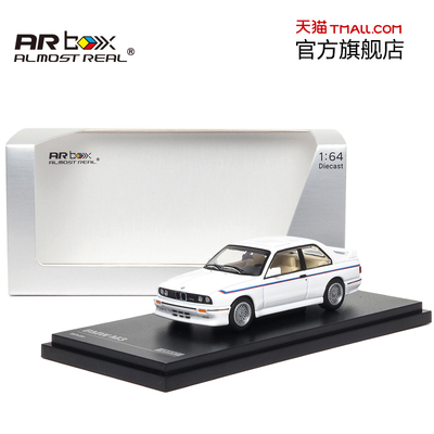 1:64 宝马 M3（E30）合金车模 AR box汽车模型 白色