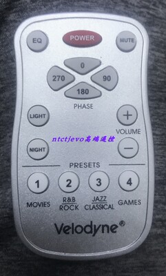 原装美Velodyne威力登SPL-800 1000 1200 EQ重低音炮1500遥控器龘