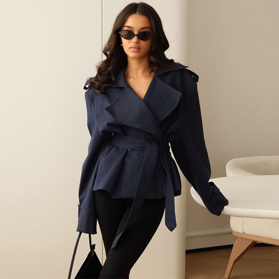 2026 Women's Temperament mmuter Fashion Tight Waist Jacket