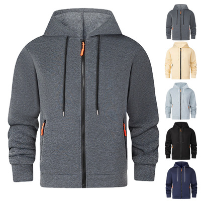 European-size Men’s Half-zip Hoodie, Sporty And Stylish—fa