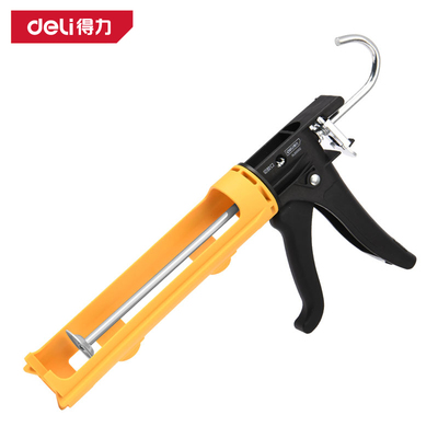 得力压胶枪玻璃胶枪DL500101尼龙压胶枪9寸DL500102防漏胶枪