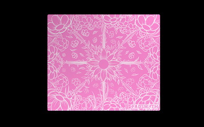 Padsmith Rosa 粉色全球限量玻璃鼠标垫 Apex职业选手无名同款