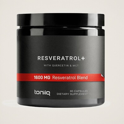 美国白藜芦醇胶囊Resveratrol+MCT油 皮肤关节NAD补充剂 90粒