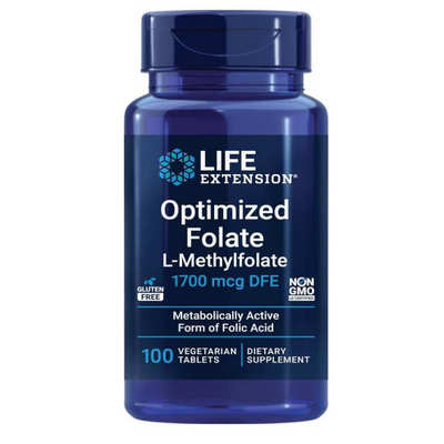 Life Extension Optimized Folate  L-methylfolate 1700 mcg DFE