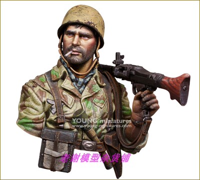 现货 Young Miniatures YM1892 WWII German Paratroopers Bust