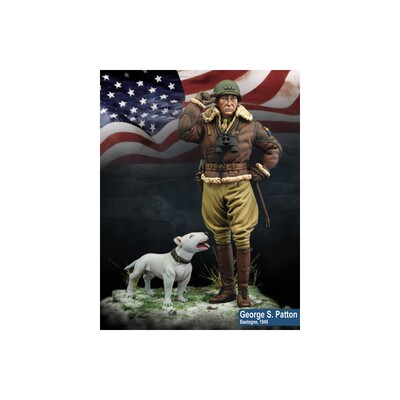 现货 Scale75 Miniatures George S.Patton Bastonge 1945 75mm