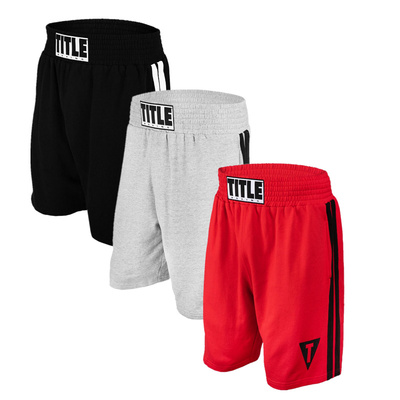 拳击裤棉短裤训练休闲