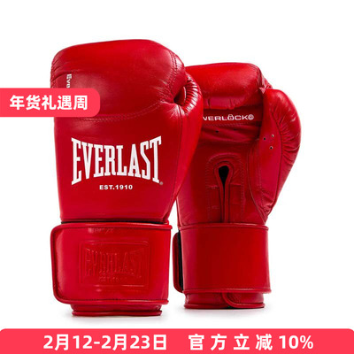 EVERLAST Powerlock OG Pro Bag 真皮沙包训练拳套打靶沙袋手套