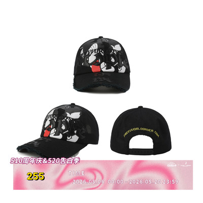 FreeWorldOrder “MICKEY ” Cap - Black “Mickey” 棒球帽