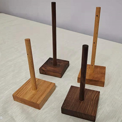 黑胡桃木底座diy手工圣诞树方块