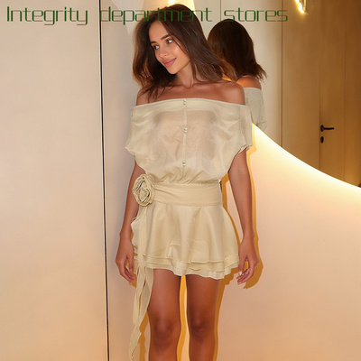 SexyDeepVBackStraplessShortNet